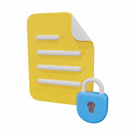 Password File Document Folder Data Security Protection Icon