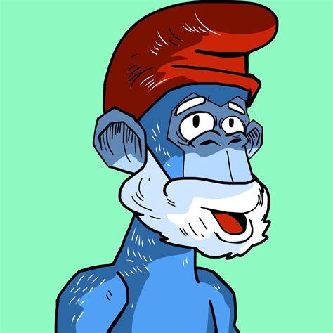 Papa Smurf Bored Ape Ropensea