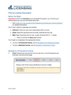Print A License Document Wa Print A License Document Wa Pdf PDF PRO