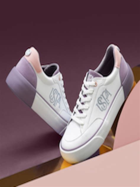 Buy U.S. Polo Assn. Women Printed Lace Up Sneakers - Casual Shoes for ...