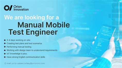 Orion Innovation Turkey On Linkedin Manualmobile Textengineer