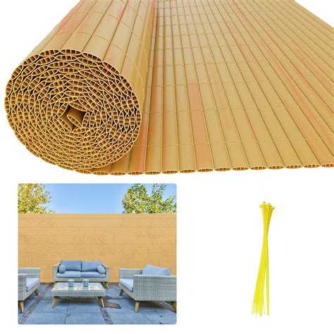 Canisse En Pvc Robuste Brise Vue Extérieur Pour Jardin Terrasse Et