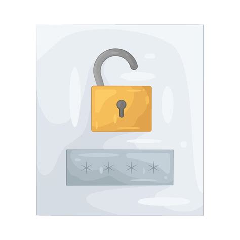 Illustration Of Open Password 54321211 Vector Art At Vecteezy