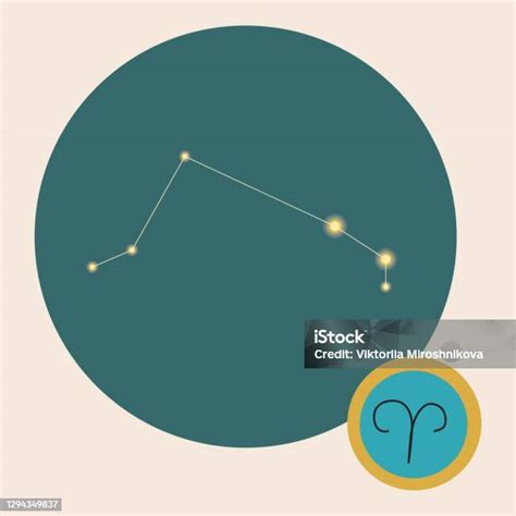 양자리 조디악 기호 별자리 고립 아이콘으로 벡터 스톡 일러스트 행운의 상징 신비 0명에 대한 스톡 벡터 아트 및 기타 이미지 0명 과학 미스터리 Istock