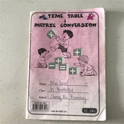Time Table And Metric Conversion Book Blessing Hobbies And Toys Books