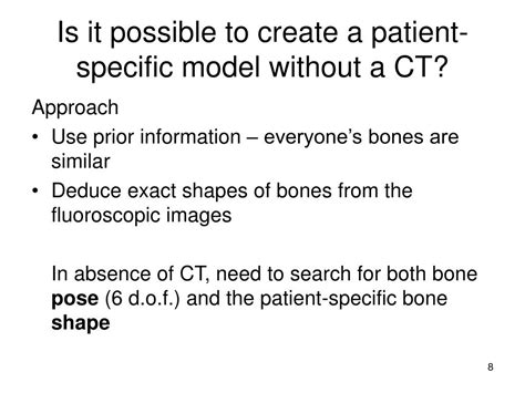 Ppt Intensity Based Deformable Registration Of 2d Fluoroscopic X Ray Images To A 3d Ct Model