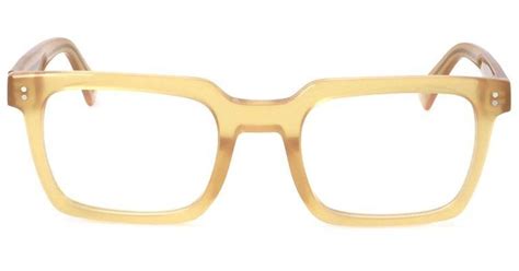 Retrosuperfuture Rectangular Frame Glasses In Black Lyst Uk