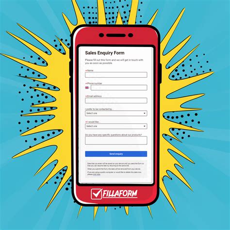Fillaform — Sales Enquiry Form Template