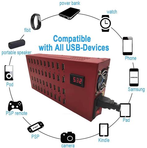 40 포트 Usb 확장 충전기 300w 의 고품질 40 포트 Usb 확장 충전기 300w