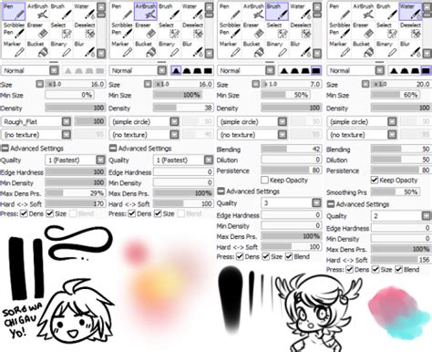 Paint Tool Sai Pen Brush Crewfasr