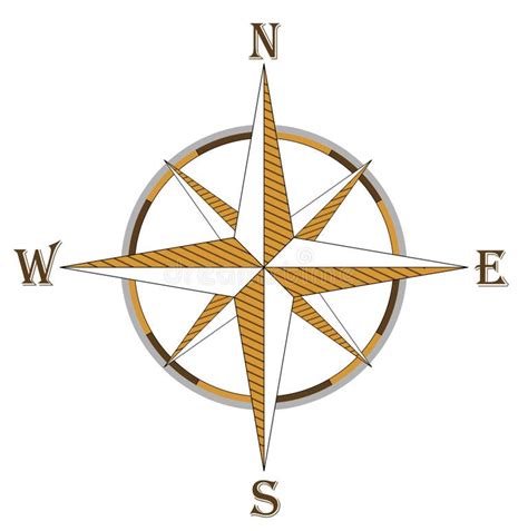 Magnetic Compass Stock Illustrations 5257 Magnetic Compass Stock