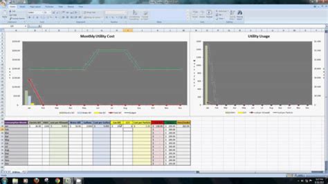 Monthly Utilities Spreadsheet Google Spreadshee Monthly Utilities