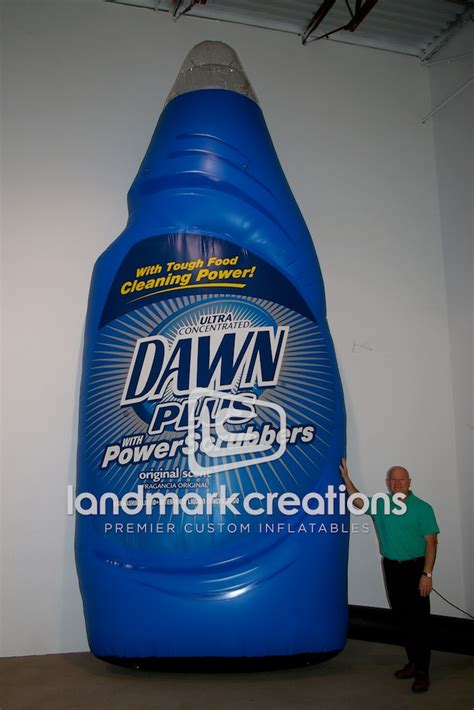 Giant Inflatable Dawn Dish Soap Bottle Replica