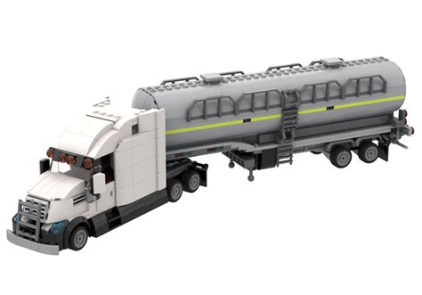 Lego Moc Tanker Trailer By Orchardbuilds Rebrickable Build With Lego