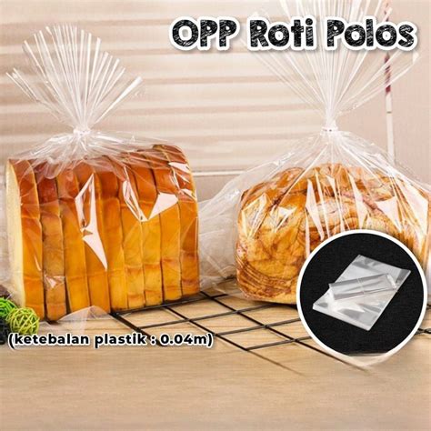 Jual Opp Roti Polos 1 Pak 100 Pcs Shopee Indonesia