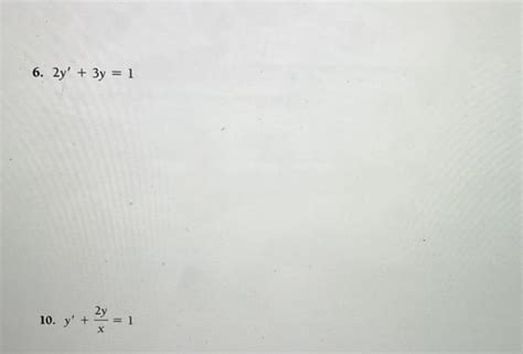 Solved Find The General Solution Of Each Differential