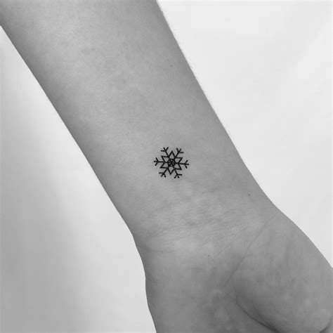 Snowflake Tattoo Color