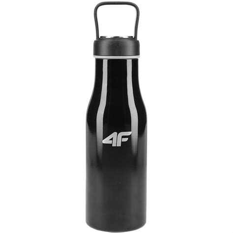 Termos, 4F, Otel Inoxidabil, 450ml, Negru - eMAG.ro
