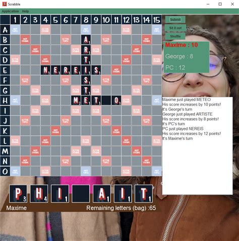Java Scrabble By Maxime Chourré