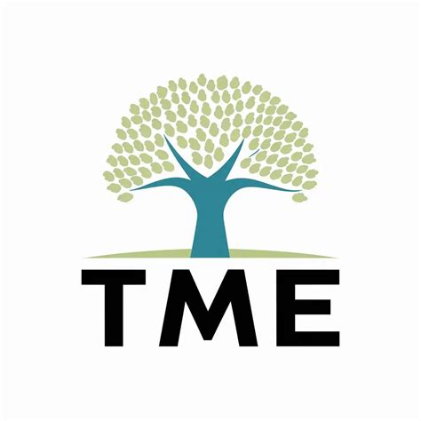 Logo Design For Tme Dynamic Tree Symbolizing Growth And Learning Ai