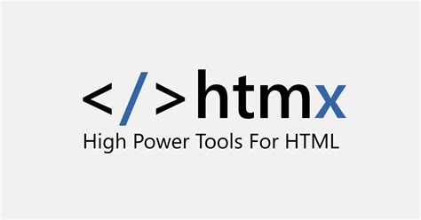 New Javascript Library Htmx Exploring The Different Htmx Attributes And Their Applications By