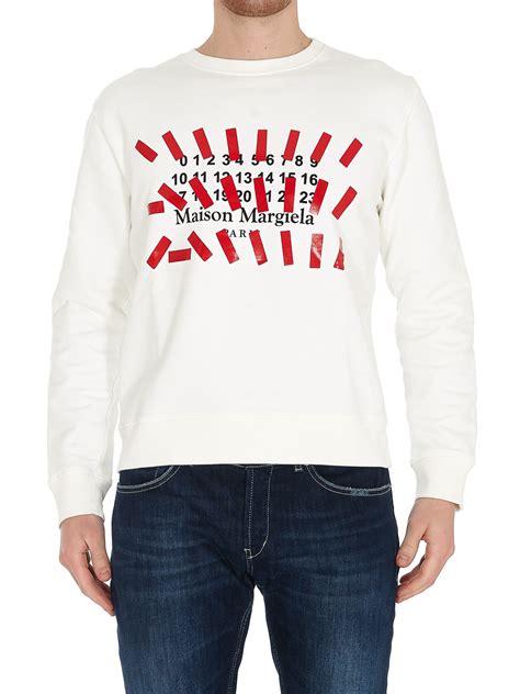 Maison Margiela Number Logo Cotton Sweatshirt S30gu0149s25503101