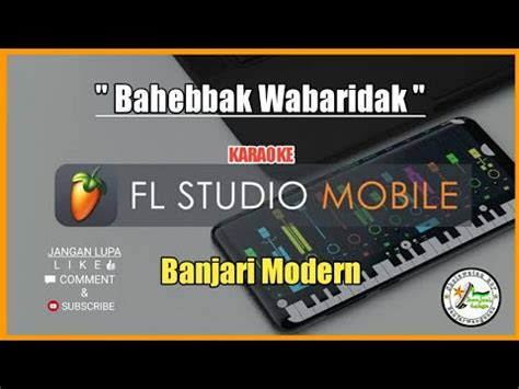 Bahibbak Wabaridak Karaoke Banjari Lirik YouTube
