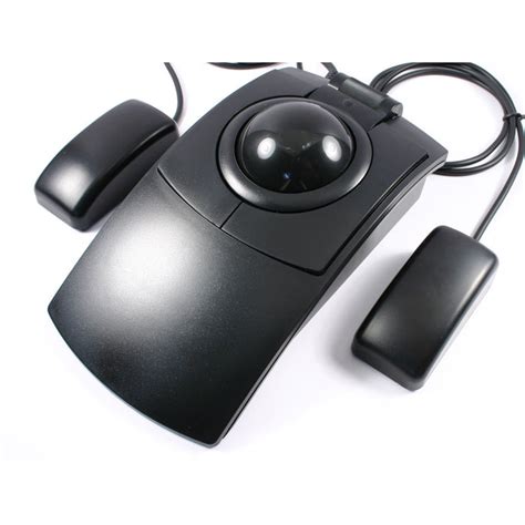 X Keys L Trac Black Trackball — Keyboard Specialists Ltd