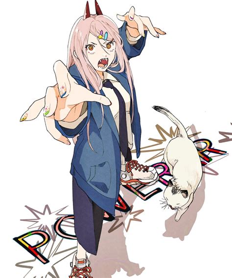 Power And Meowy Chainsaw Man Drawn By Sensui N Danbooru