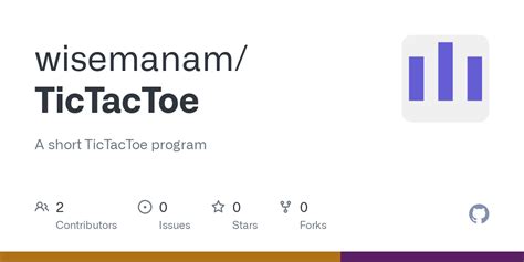 GitHub Wisemanam TicTacToe A Short TicTacToe Program