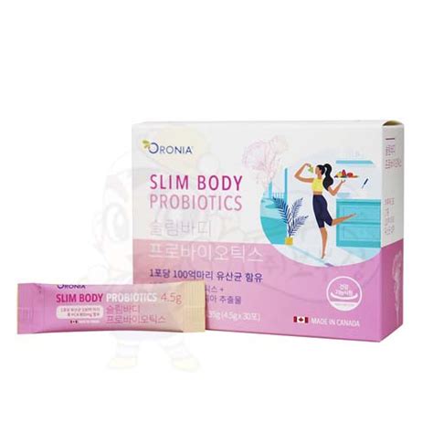 오로니아 슬림바디 프로바이오틱스 45gx30포 장건강 다이어트 건강기능식품전문쇼핑몰 하루미소