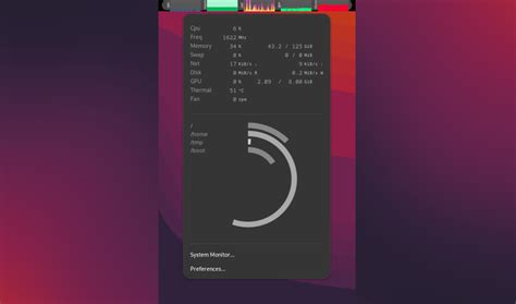 Review System Monitor Next Version 79 Gnome Shell Extensions