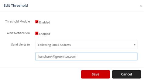 Threshold Configuration Itm Docs