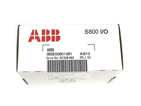 ABB AI Analog Input Module New With Original Package G Controls