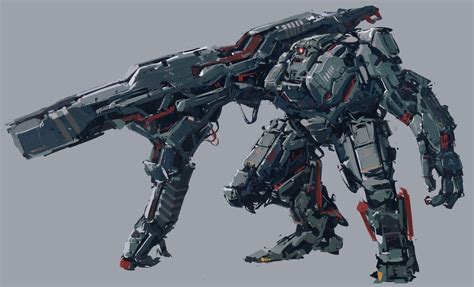 Tripod Armed Robot Mame10 In 2025 Robot Concept Art Robot Art