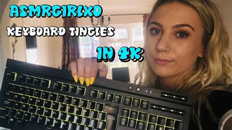 ASMR KEYBOARD TYPING ASMRGIRLXO YouTube