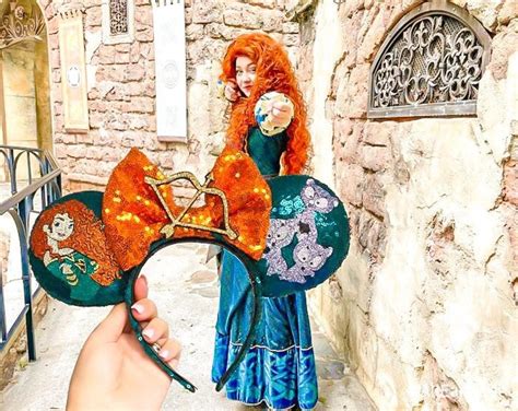 Merida Mouse Ears Etsy