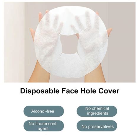 Beauty Salon Face Pad Bed Table Face Hole Cover Spa Massage Disposable