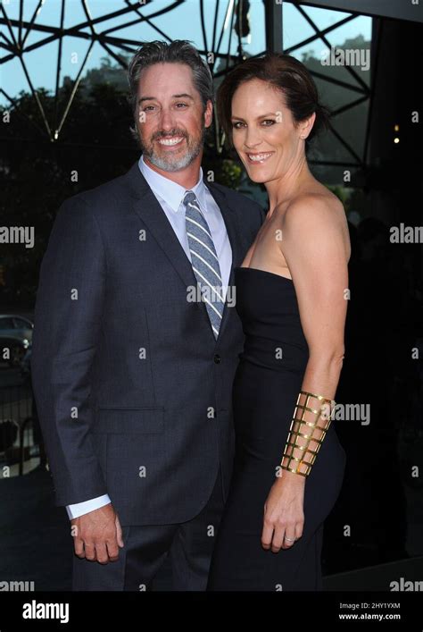 Wade Allen And Annabeth Gish At The Fx Network Premiere The Bridge At
