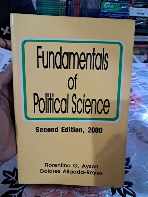 Fundamentals Of Political Science Second Edition 2000c By Ayson Lazada Ph