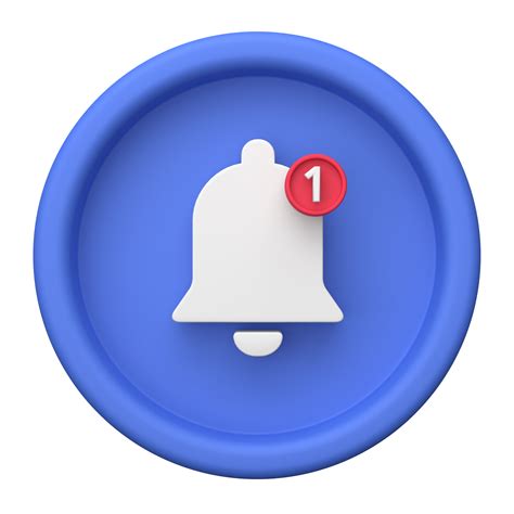 3d Rendering Of Notification Bell Icons Suitable For Vlog Asset 3d