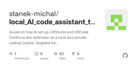 Github Stanek Michallocalaicodeassistanttutorial Guide On How