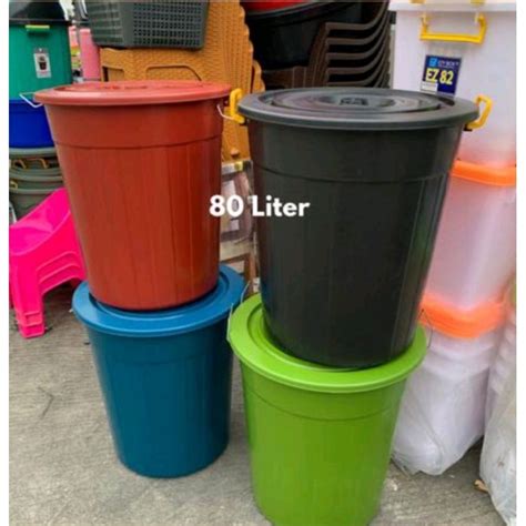 Jual Ember Air Jumbo Tutup 80 Liter Tempat Air Jumbo Ember Rml
