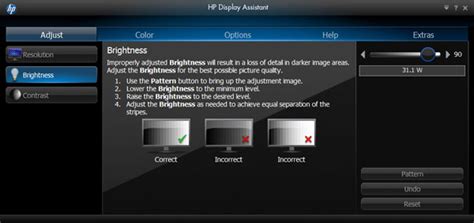 HP Display Assistant Monitor Control From The Desktop HP EliteDisplay E271i Review Solid