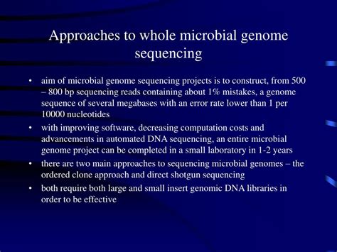 Ppt Microbial Genomes Powerpoint Presentation Free Download Id353534