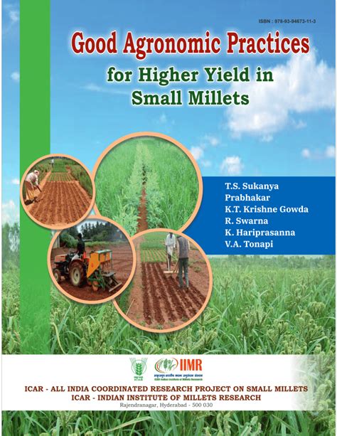 PDF Good Agronomic Practices For Higher Yield In Small Millets