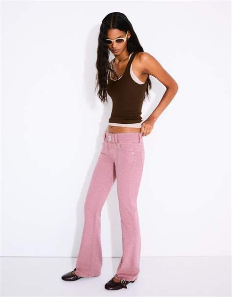 Jeans Bootcut Low Rise Bsk Teen Bershka