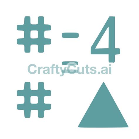 Math Variables Craftycutsai