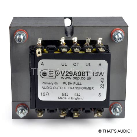 Valve Amplifier Output Transformer 15w Push Pull Oep V29a08t