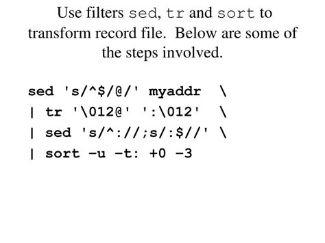 Ppt Sed N P Example Powerpoint Presentation Free Download Id
